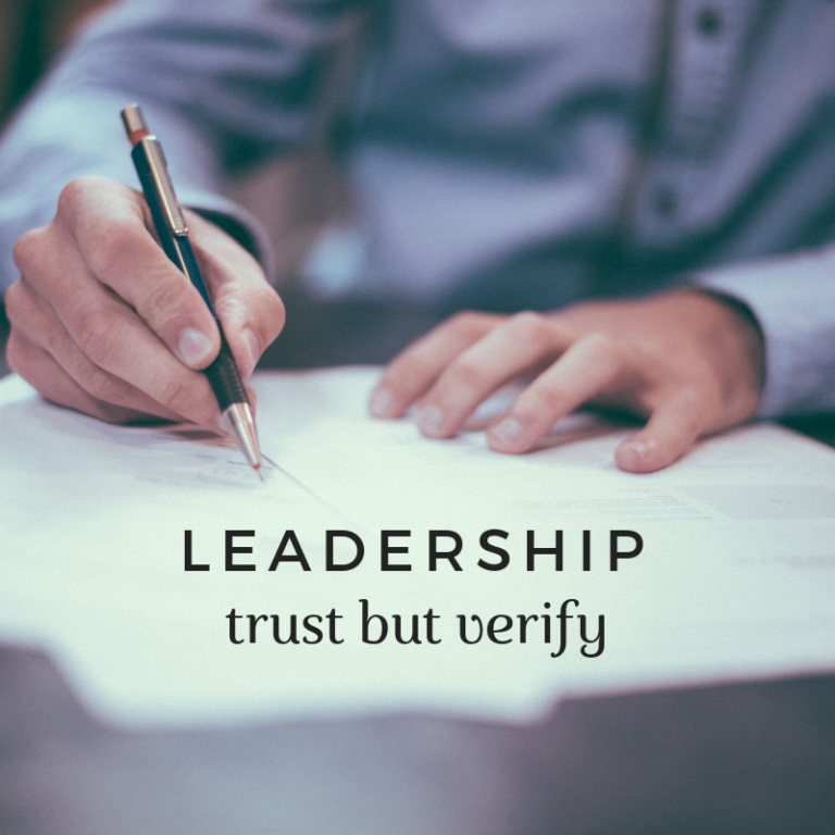 Leadership: Trust but Verify - Mary Marshall // CEO Coach