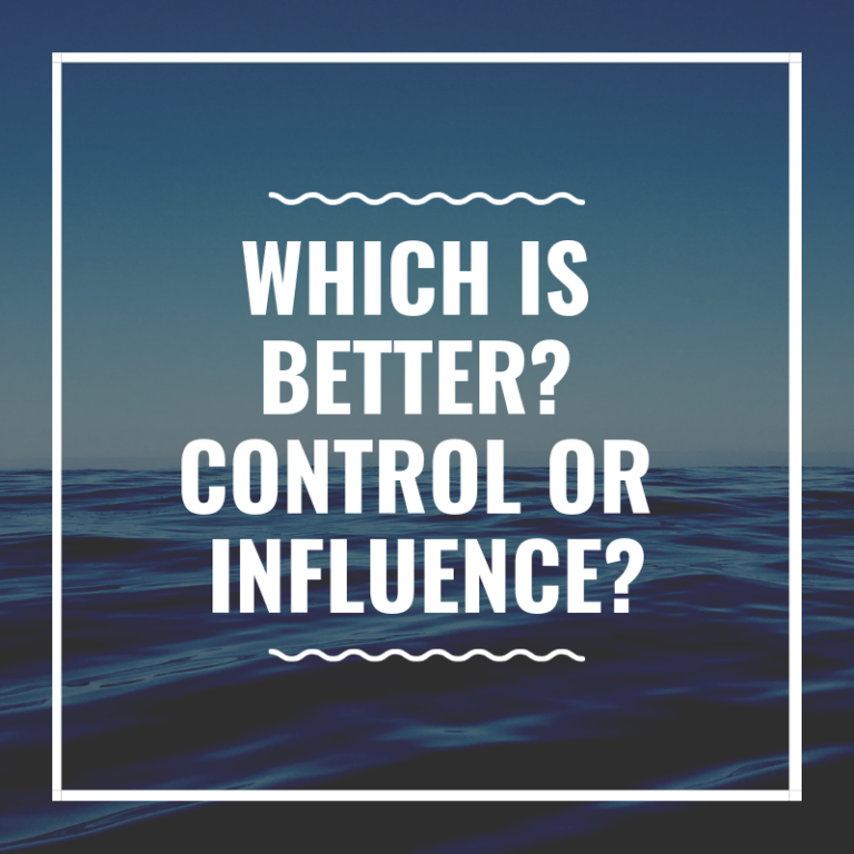 Which Is Better? Control or Influence? - Mary Marshall // CEO Coach